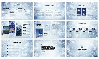 Winter Snowflakes Google Slides Themes PowerPoint Templates