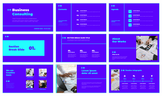 Business Consulting Google Slides Themes PowerPoint Templates