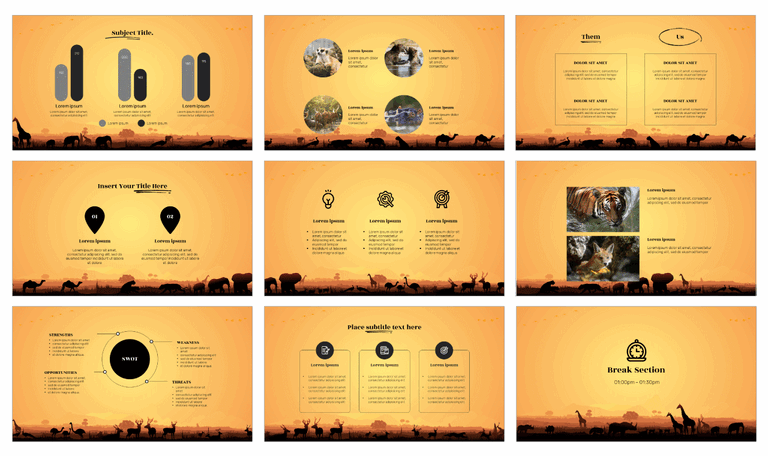 Wildlife Day Free Google Slides Themes PowerPoint Templates