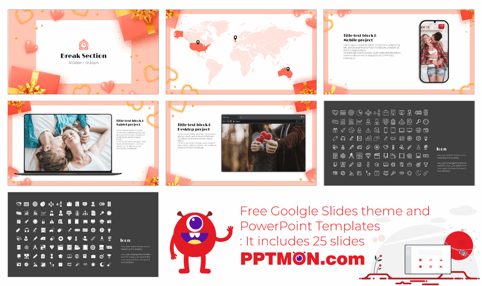 Valentine’s Day Sale Google Slides Themes PowerPoint Templates