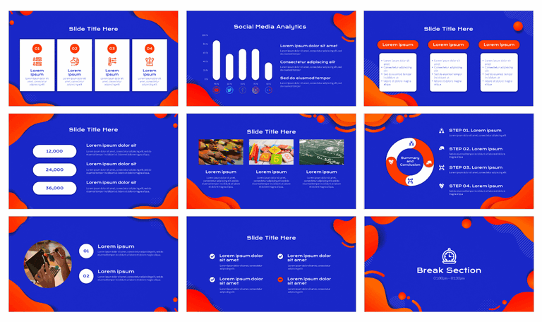 Wave Design Class Google Slides Themes PowerPoint Templates