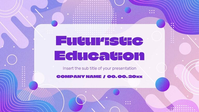 80s Retro Graphics Presentation Templates - Google Slides & PPT