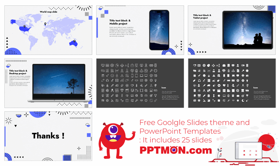 Geometry Slide Deck Google Slides Theme PowerPoint Template