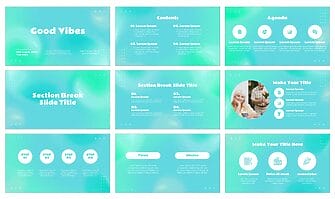 Good Vibes Presentation Templates - Google Slides & PowerPoint