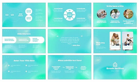 Good Vibes Presentation Templates - Google Slides & PowerPoint
