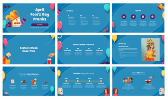 April Fool's Day Pranks Free Google Slides PowerPoint Templates