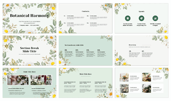 Botanical Harmony Google Slides Themes PowerPoint Templates