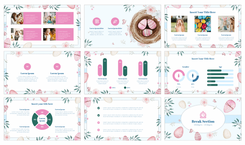 Easter Egg Hunt Google Slides Themes PowerPoint Templates