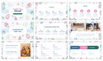 Easter Egg Hunt Google Slides Themes PowerPoint Templates