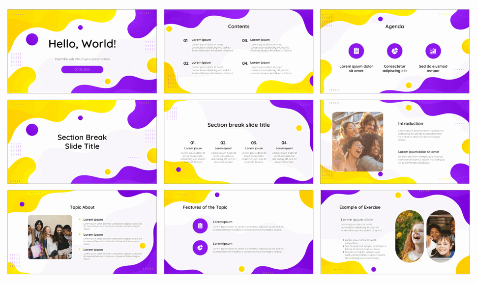 Hello World Free Google Slides Themes PowerPoint Templates