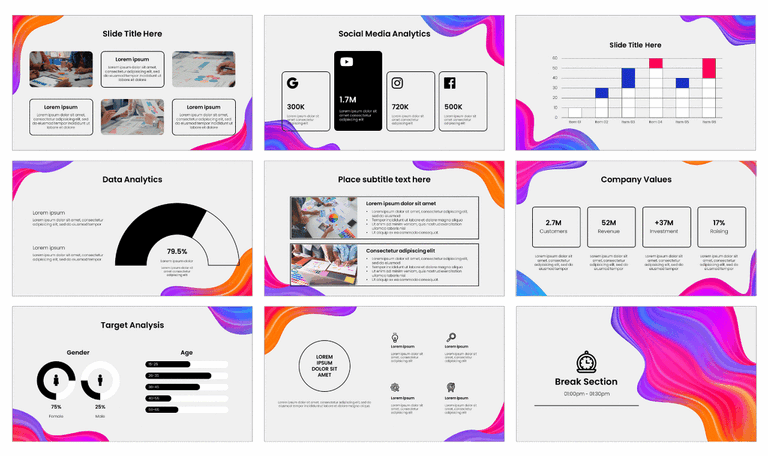 Design Day Newsletter Google Slides Theme PowerPoint Template