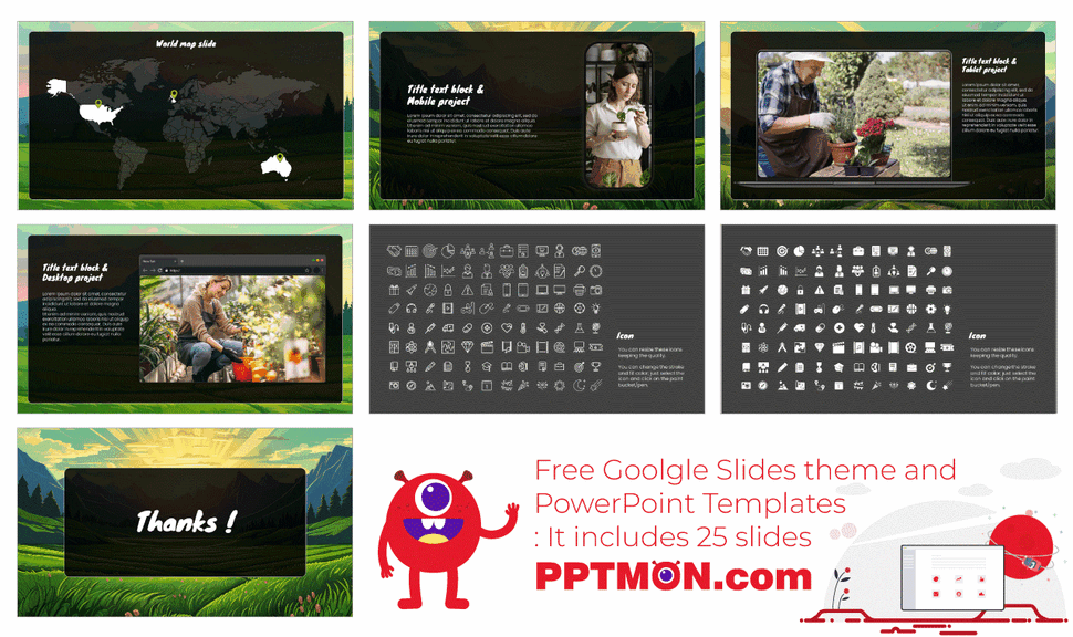 Spring Farm Free Google Slides Themes PowerPoint Templates