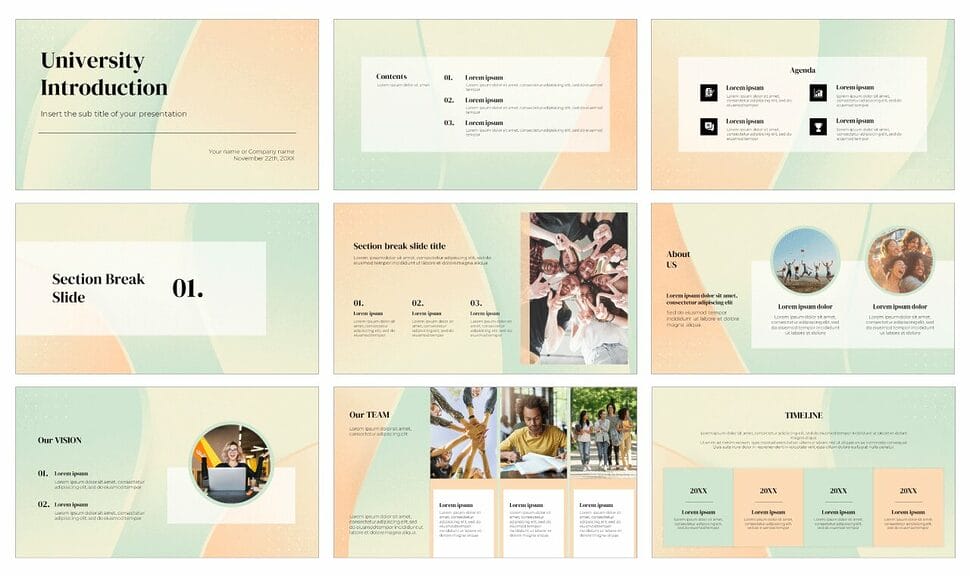 University Introduction Google Slides Theme PowerPoint Templates