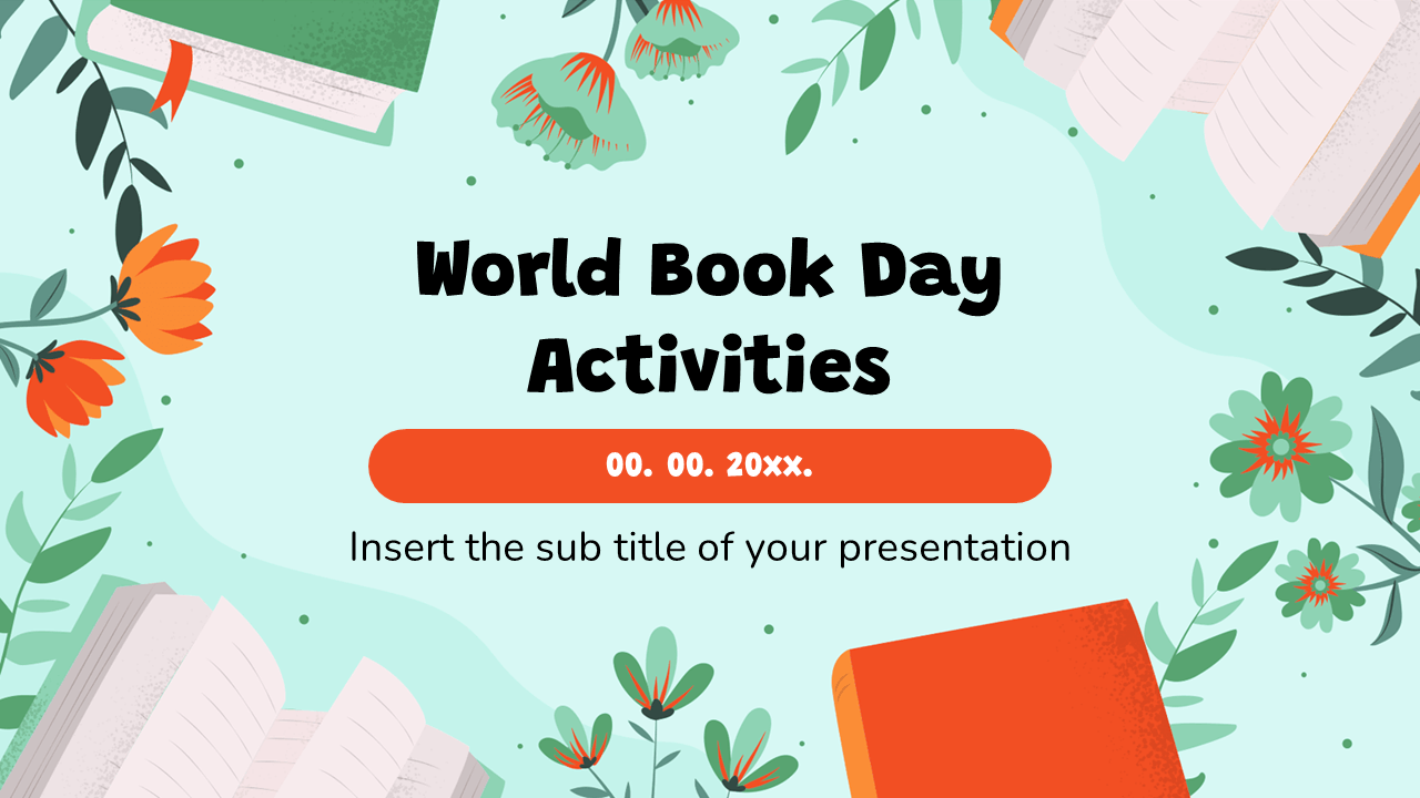 World Book Day Activities Free Google Slides PowerPoint Template
