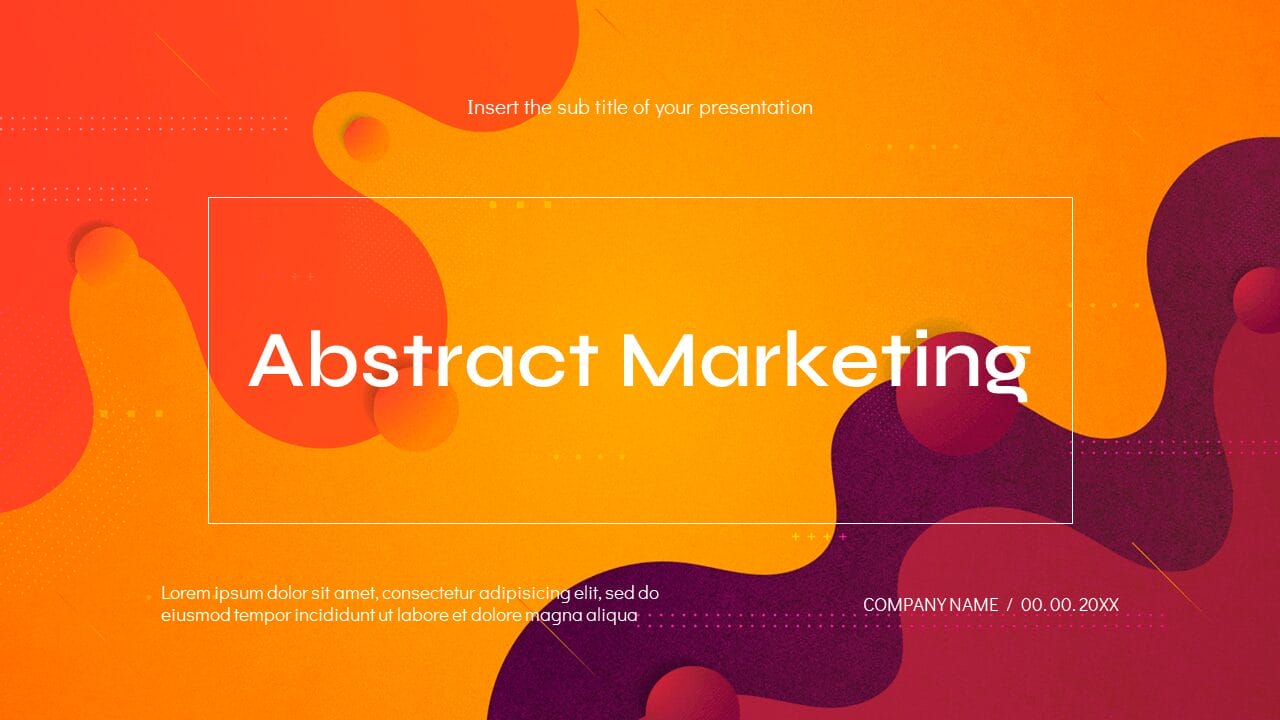 Abstract Marketing Google Slides Themes PowerPoint Templates