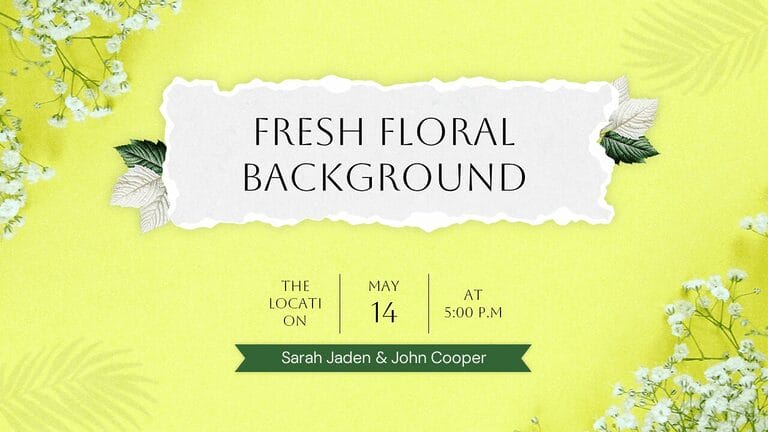 Welcome Spring Free Google Slides Theme PowerPoint Template