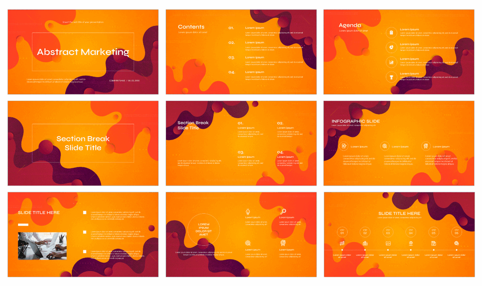 Abstract Marketing Google Slides Themes PowerPoint Templates