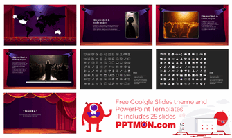 School Theater Play Google Slides Themes PowerPoint Templates