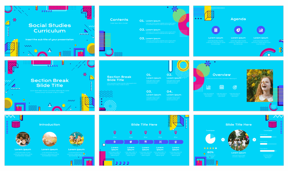 Social Studies Curriculum Free Google Slides PowerPoint Template