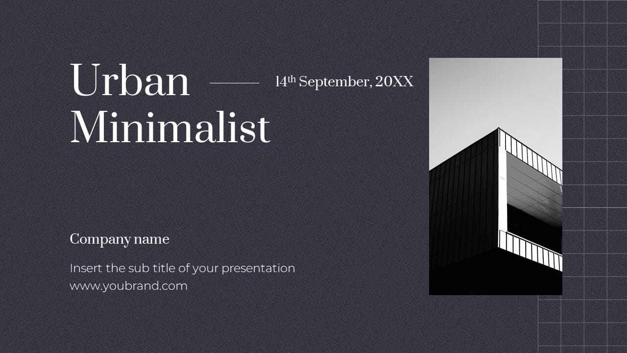 Urban Minimalist Free Google Slides Theme PowerPoint Templates