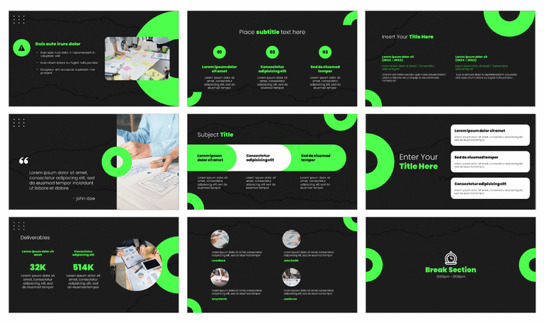 Artists Portfolio Free Google Slides Themes PowerPoint Templates