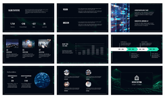 Computer Networking Project Google Slides PowerPoint Templates
