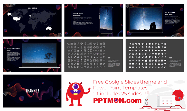 Music Wave Free Google Slides Theme and PowerPoint Templates