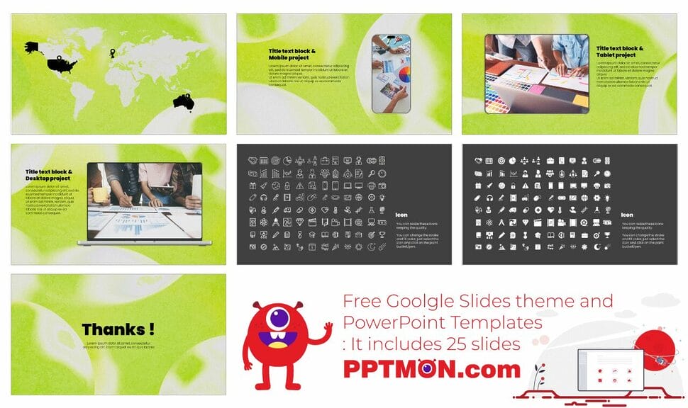 Clear Simple Meeting Google Slides Theme PowerPoint Templates