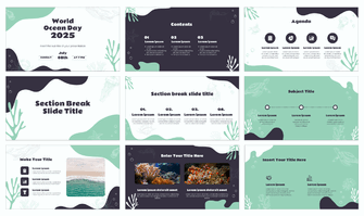 World Ocean Day 2025 Google Slides Theme PowerPoint Template