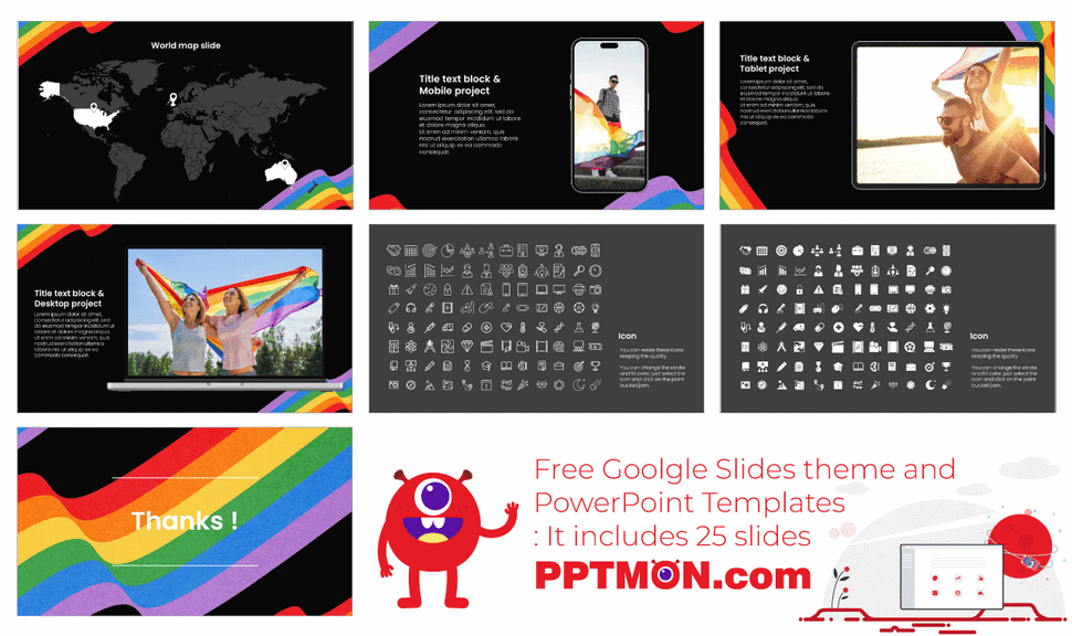 Pride Month Festival Google Slides Themes PowerPoint Templates