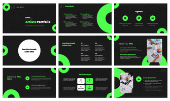 Artists Portfolio Free Google Slides Themes PowerPoint Templates