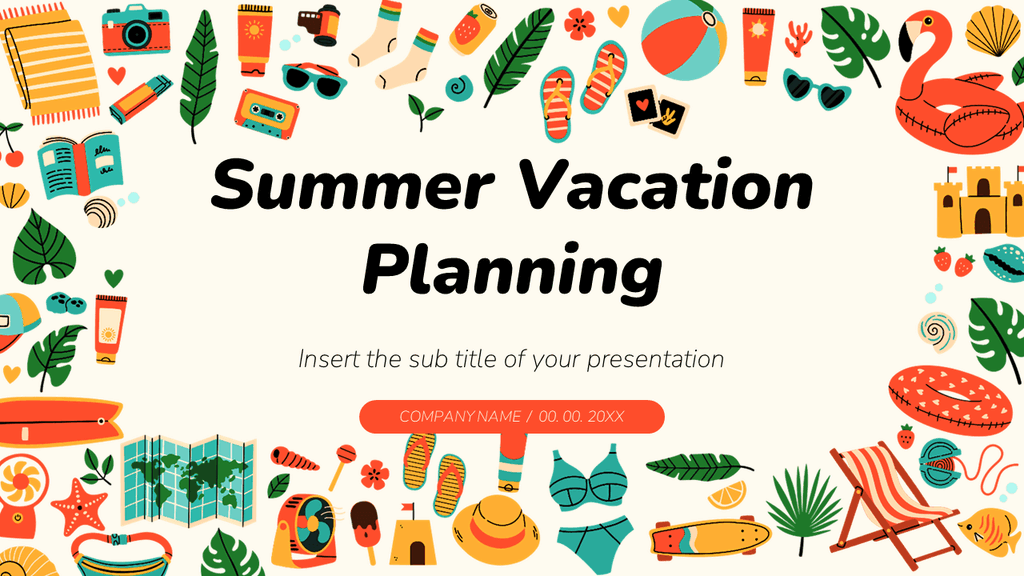 80s Retro Graphics Presentation Templates - Google Slides & PPT