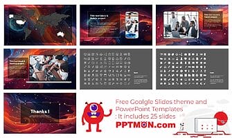 Cartoon Swirl Free Google Slides Themes PowerPoint Templates