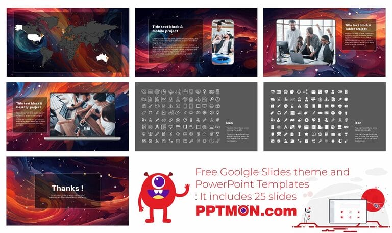 Cartoon Swirl Free Google Slides Themes PowerPoint Templates