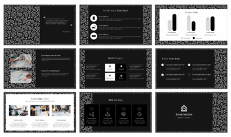 Bandana Pattern Free Google Slides Theme PowerPoint Templates