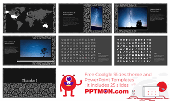 Bandana Pattern Free Google Slides Theme PowerPoint Templates