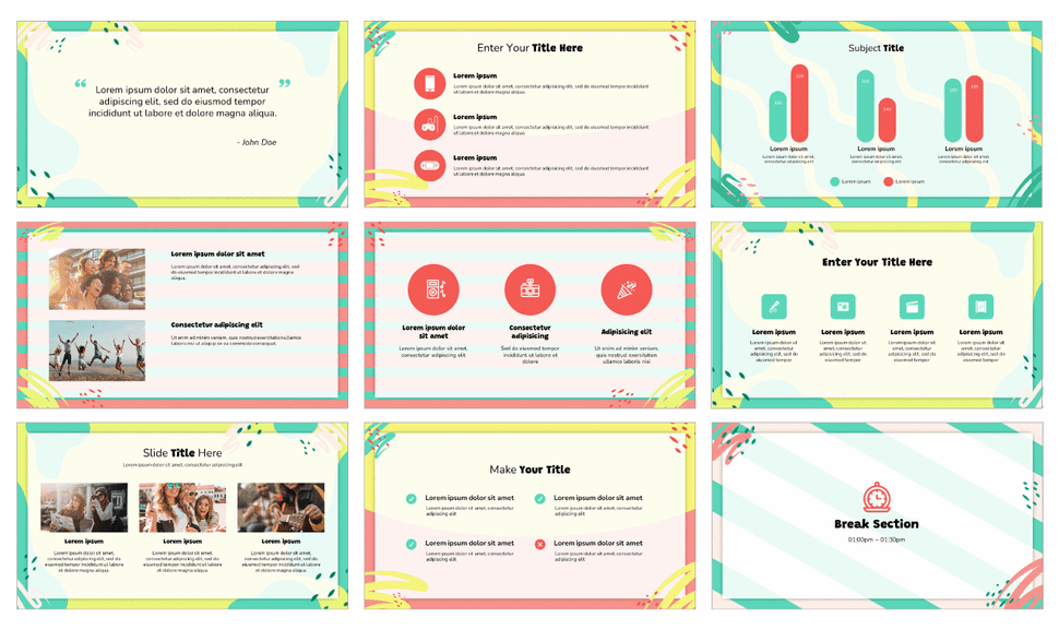 Friends Day Activities Google Slides Theme PowerPoint Templates