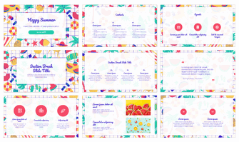 Happy Summer Free Google Slides Themes PowerPoint Templates