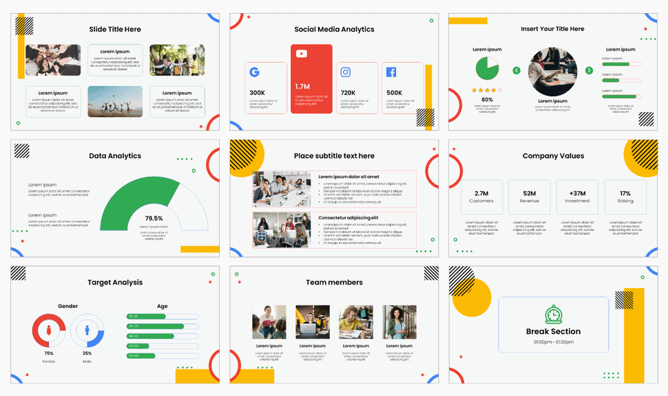 Layouts for Education Google Slides Theme PowerPoint Templates