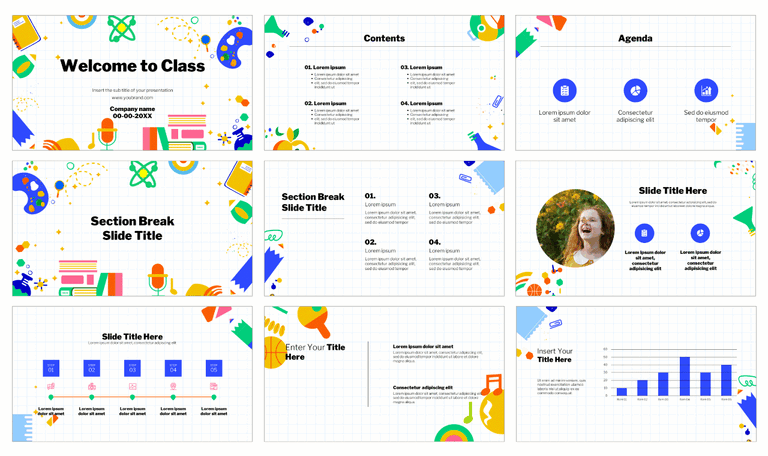 Welcome to Class Google Slides Themes PowerPoint Templates