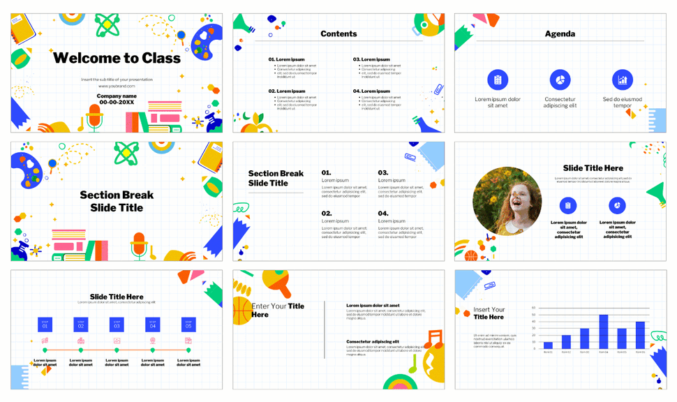 Welcome to Class Google Slides Themes PowerPoint Templates