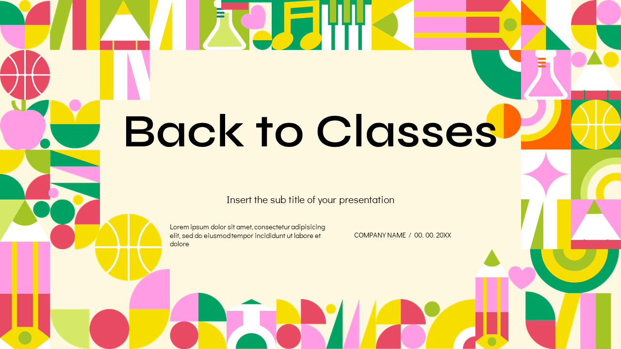 Back to Classes Free Google Slides Theme PowerPoint Templates