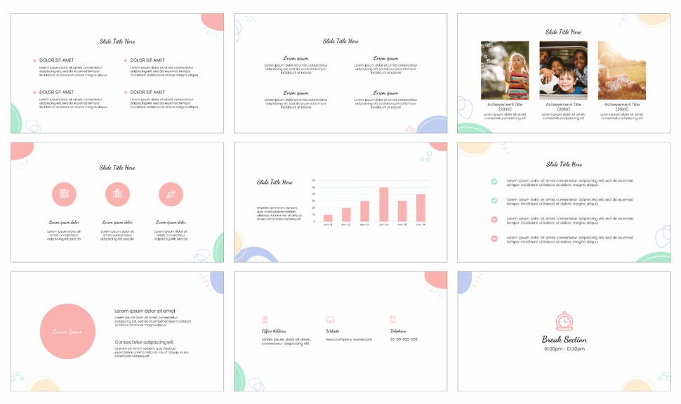 Happiness Happens Presentation Templates - Google Slides & PPT