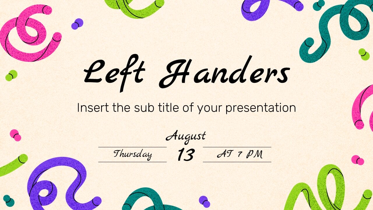 Left Handers Free Google Slides Themes PowerPoint Templates