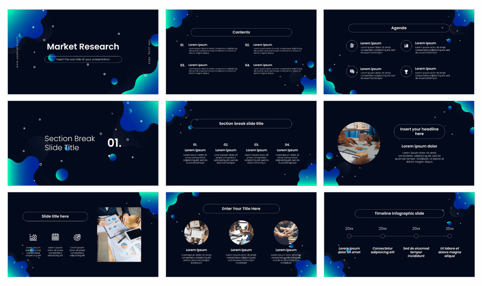 Market Research Free Google Slides Theme PowerPoint Template
