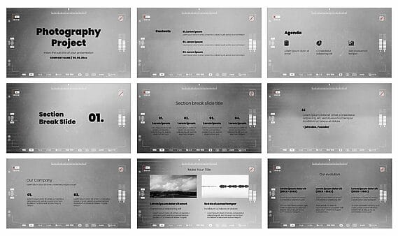 Photography Project Google Slides Themes PowerPoint Templates