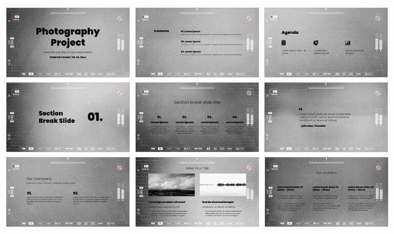Photography Project Google Slides Themes PowerPoint Templates