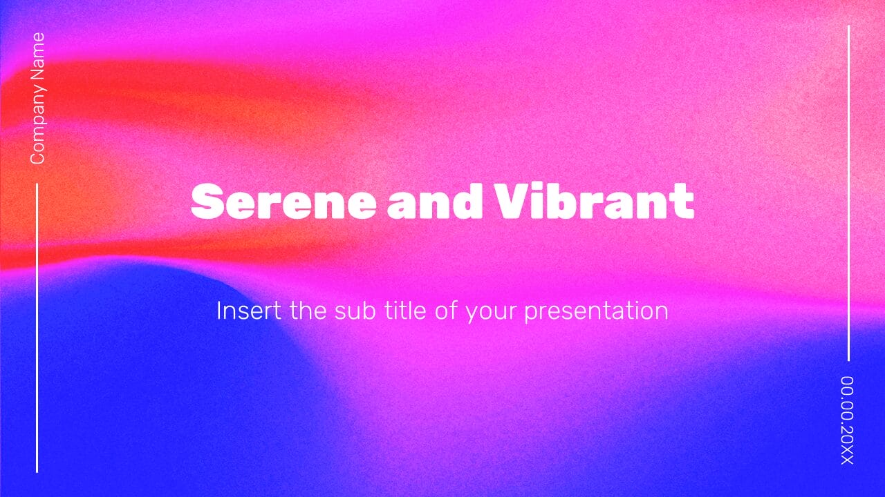 Serene and Vibrant Google Slides Themes PowerPoint Templates