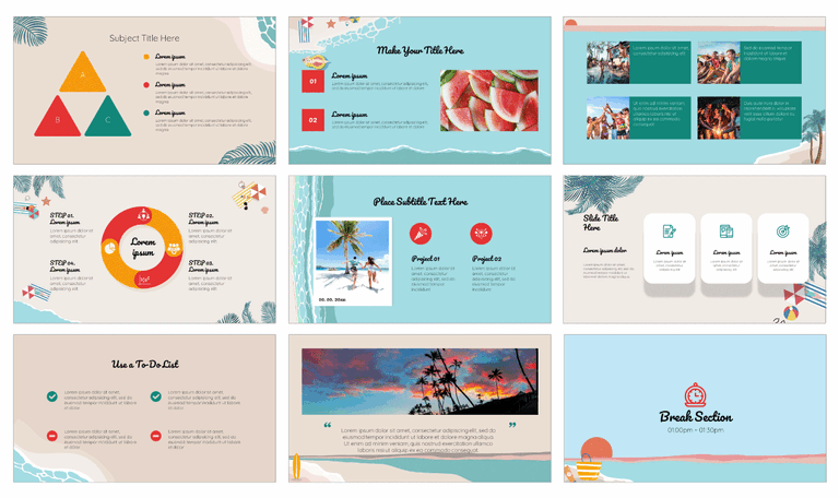 Summer Summer Google Slides Themes PowerPoint Templates