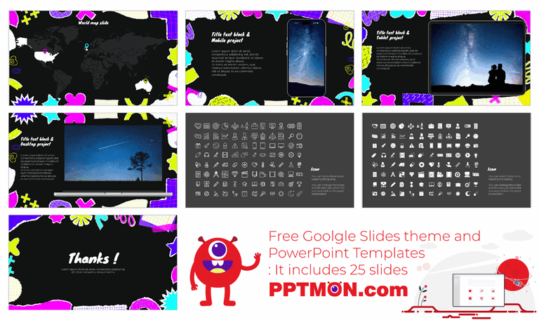 Torn Paper Collage Presentation Templates - Google Slides & PPT